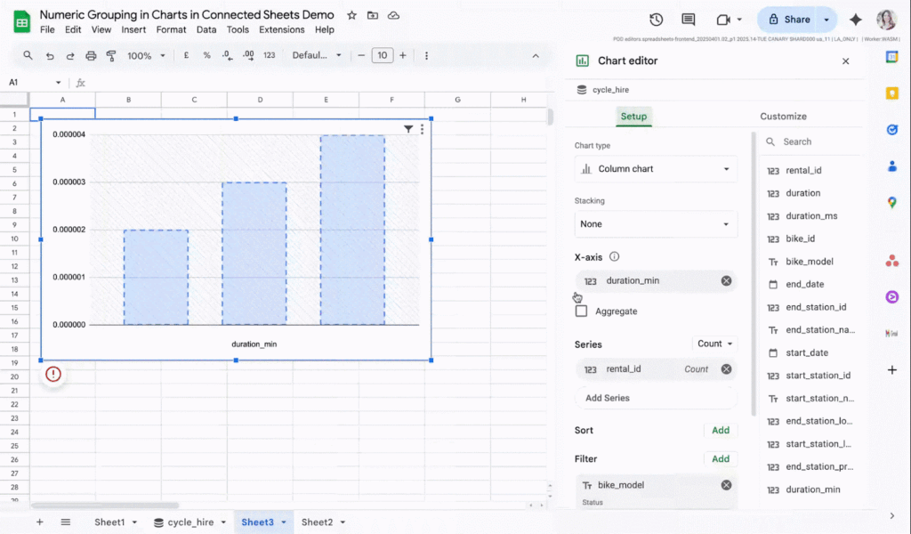Connected Sheetsでカスタムチャートグループ化が可能に｜どんとこい！Google Workspace